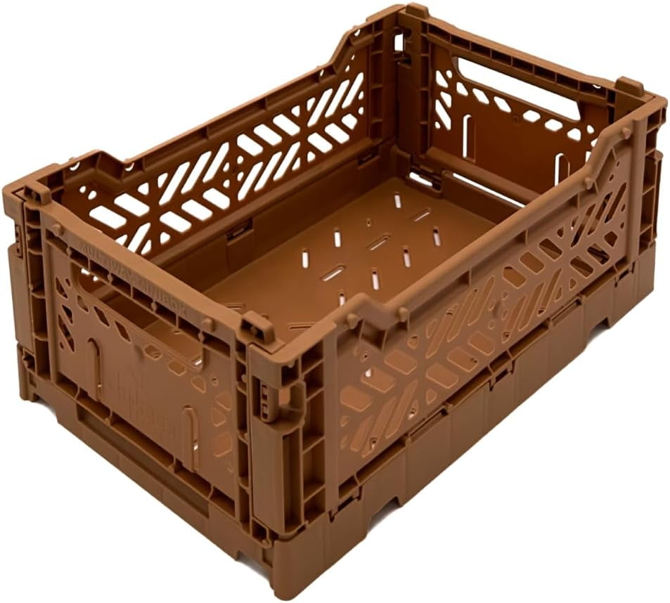 Collapsible Storage Bins, Plastic Crate for Storage, Collapsible Crate ...