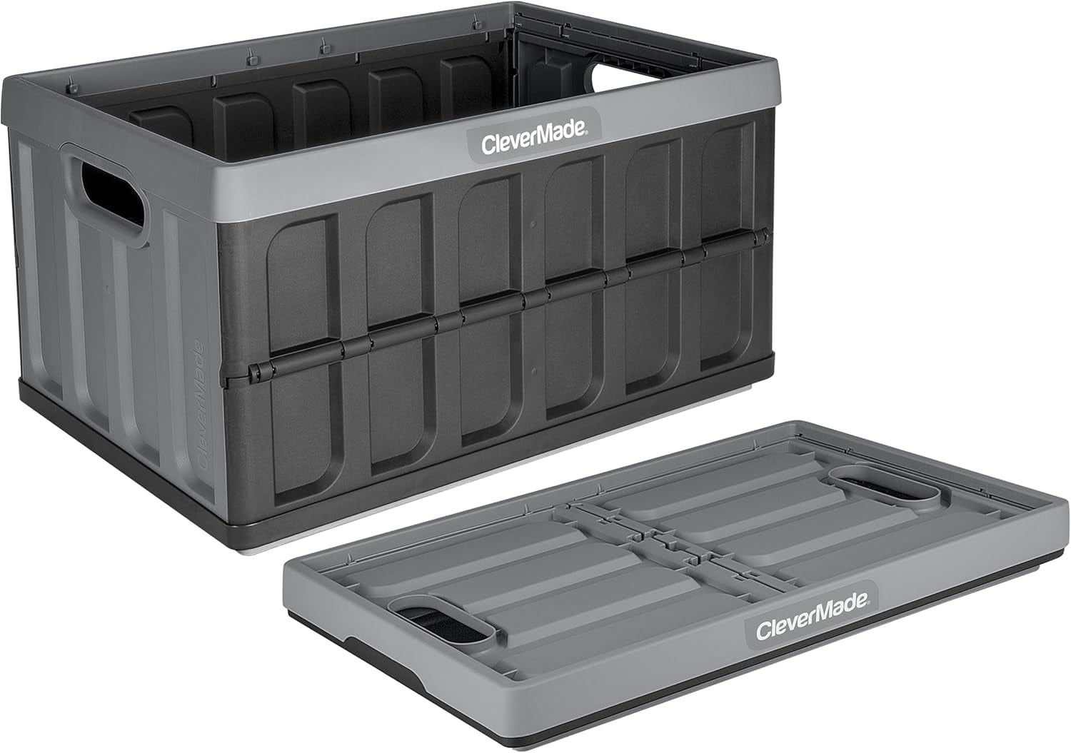 Collapsible Storage Bins - Stone Pack Stackable Containers Heavy Duty ...