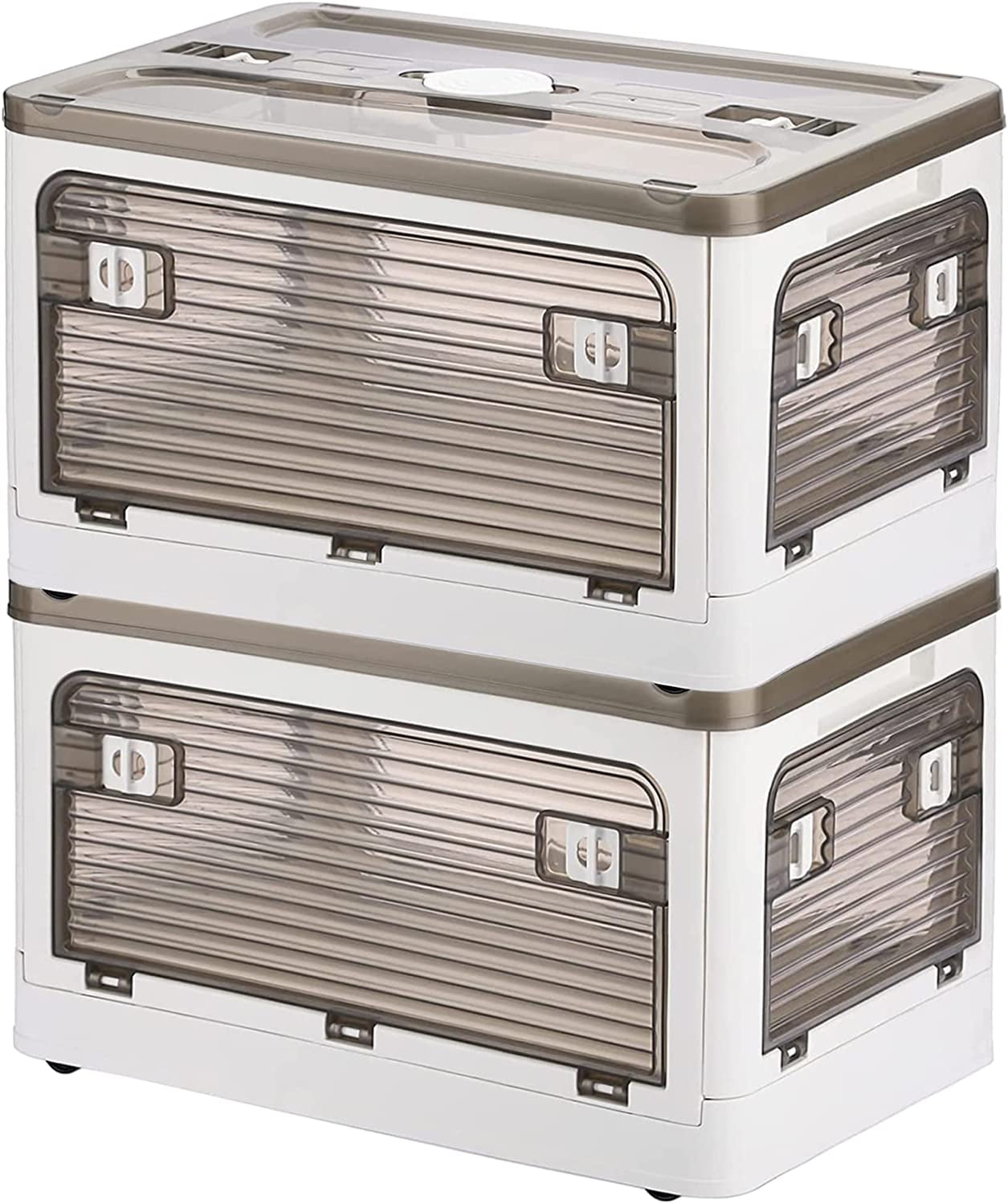 Collapsible Storage Bins with Lids, Closet Organizers, Dorm Room ...