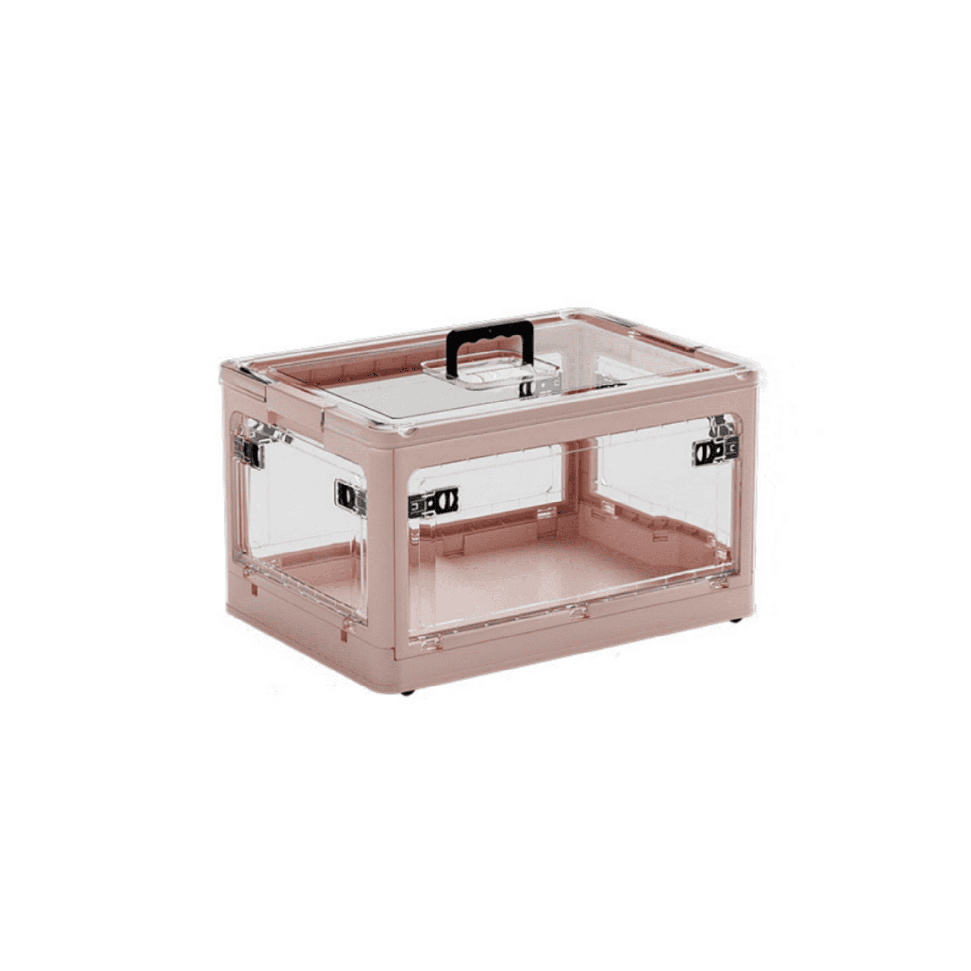 Collapsible Storage Bins with Lids Plastic Storage Bins for Closet ...