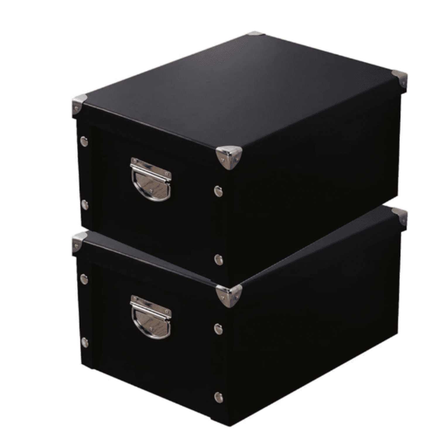 Collapsible Storage Box, Classic Black, 2 Pack, 13.8 x 9.8 x 6.7 inches ...