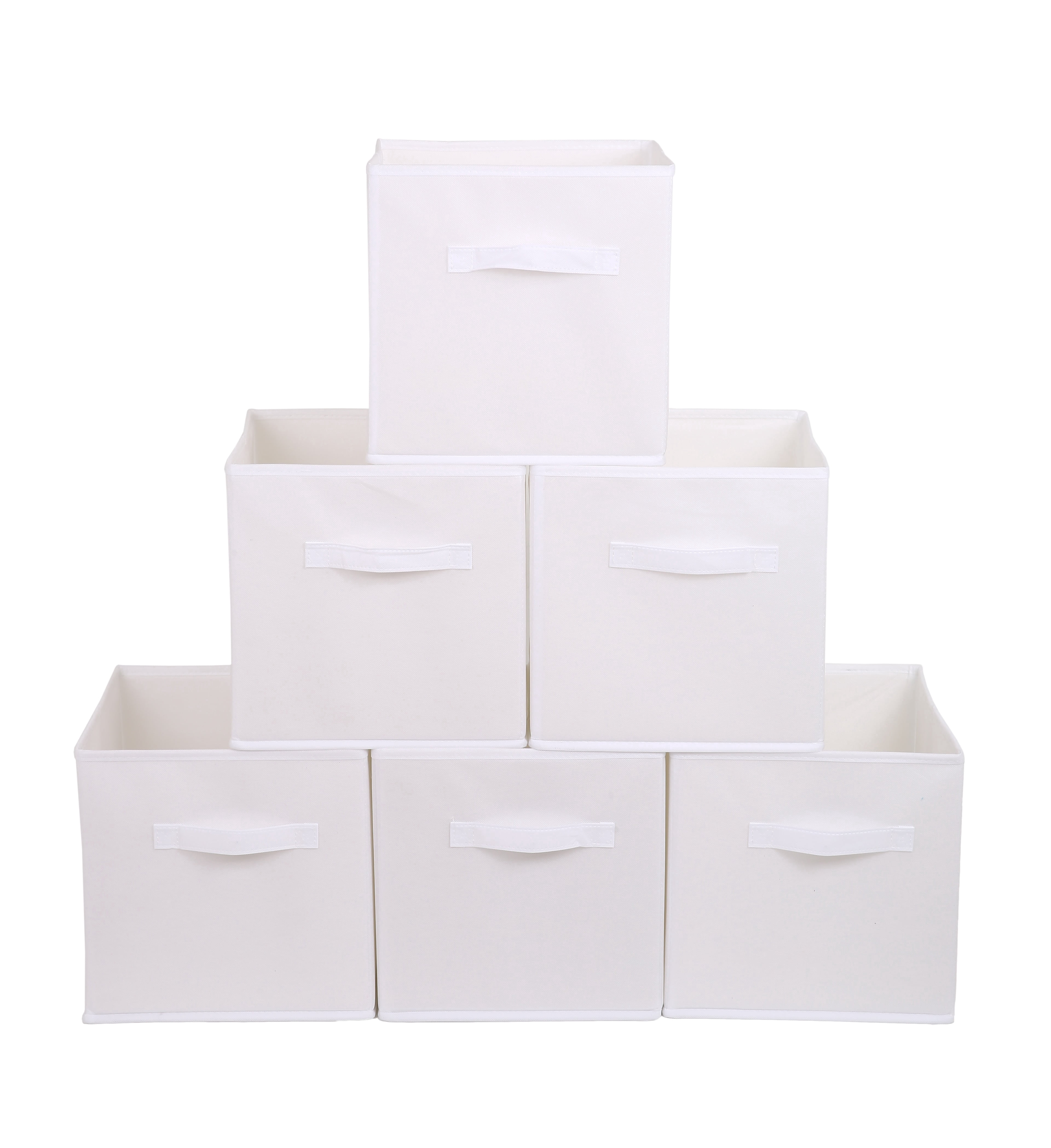 STOWM 11”x11”x11” 6-Pack Foldable Storage Bins Collapsible Closet & Toy ...
