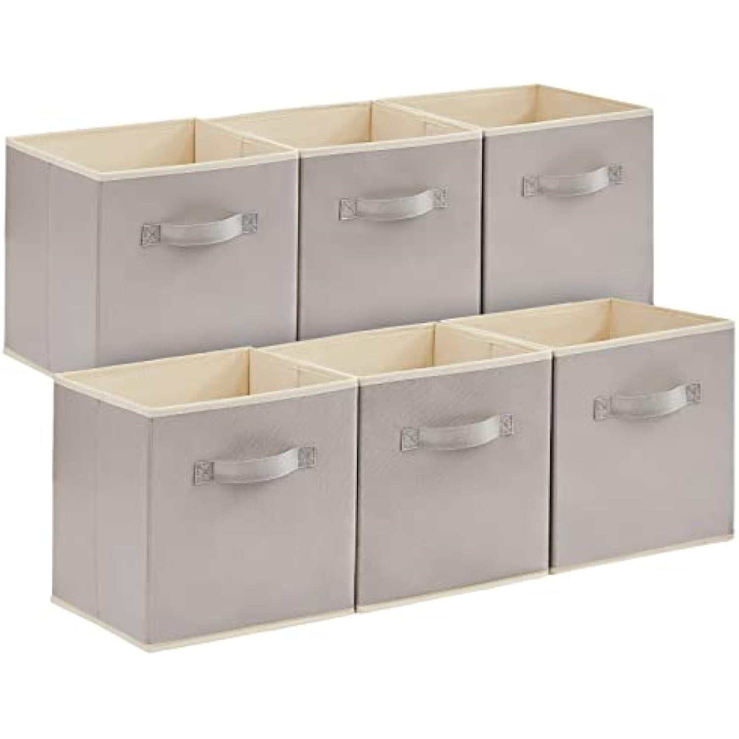 Collapsible Storage Cubes 11 Inch Foldable Fabric Bins Organizing ...