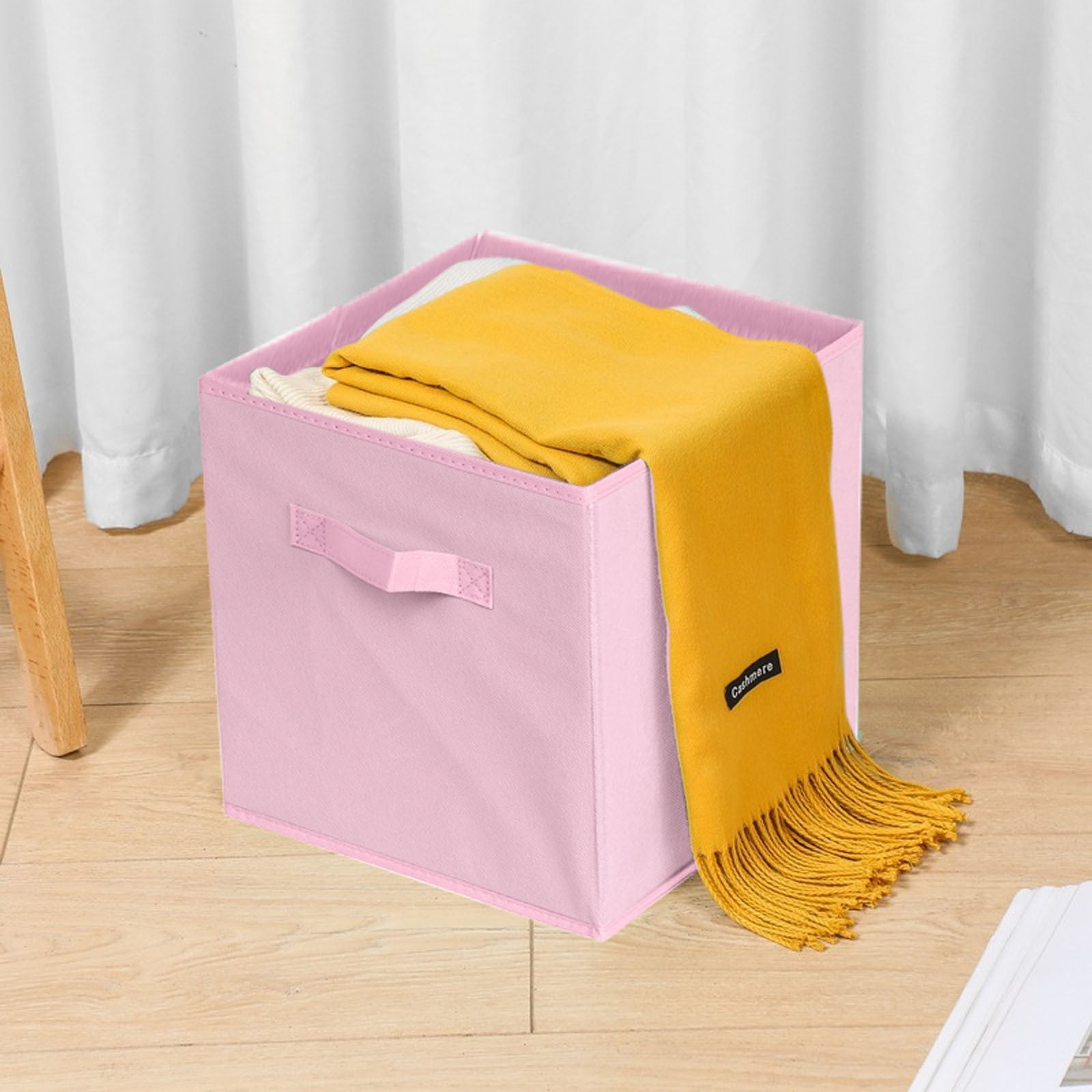 Collapsible Storage, Cubes 11 Inch Foldable Fabric Bins, Organizing ...