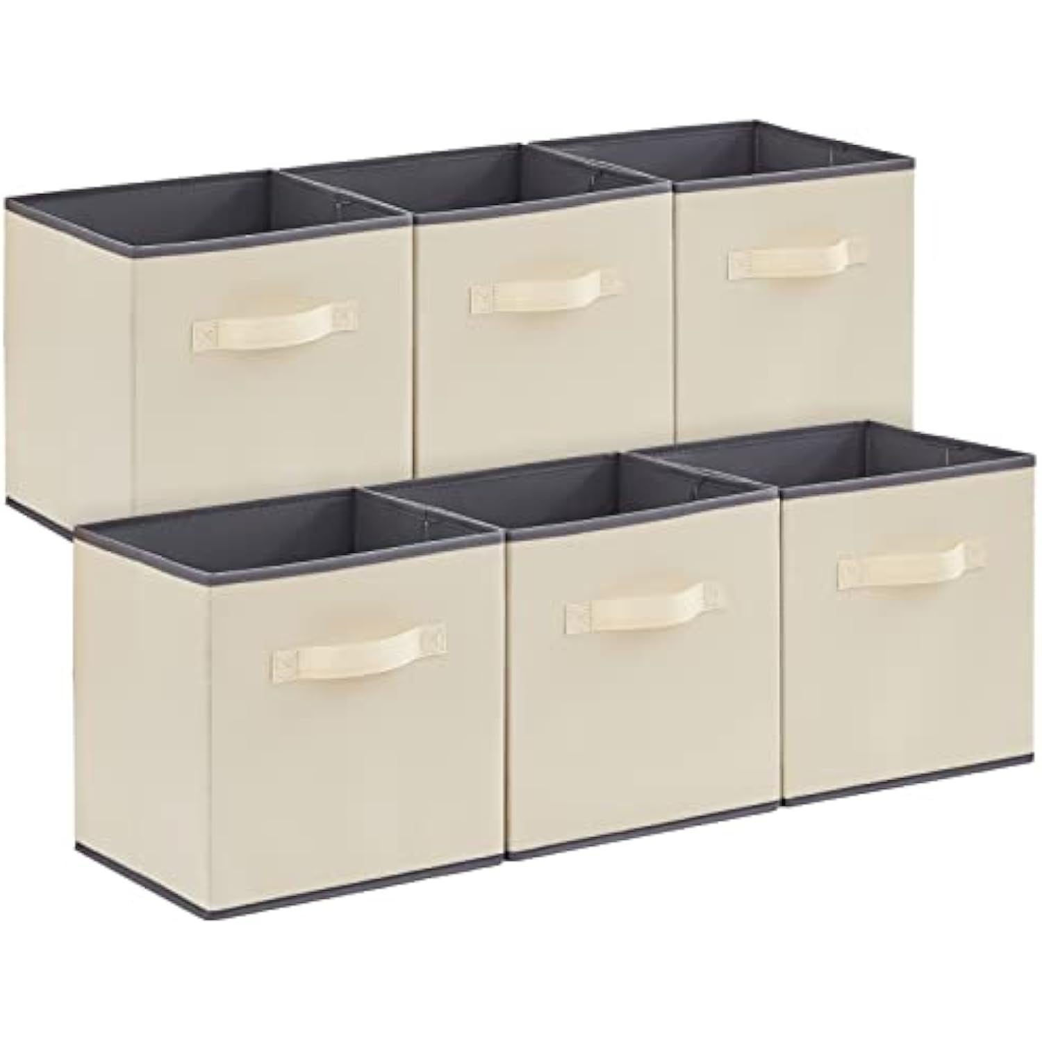 Collapsible Storage Cubes 13 Inch Foldable Fabric Bins Multi-color ...