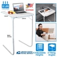 Collapsible TV Tray Table Lightweight Portable Serving Table for Living ...