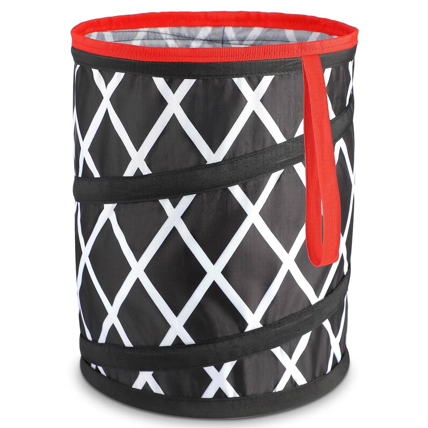 Collapsible Trash Can,Pop Up Garbage Can,Foldable Basketball Trash Bin ...