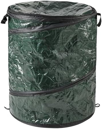 Collapsible Trash Can - Pop Up 44-Gallon Outdoor Portable Garbage Bag ...