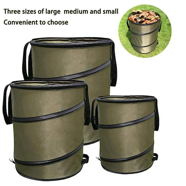 Collapsible Trash Can Set (3 pcs) - Versatile and Eco-Friendly Solution ...