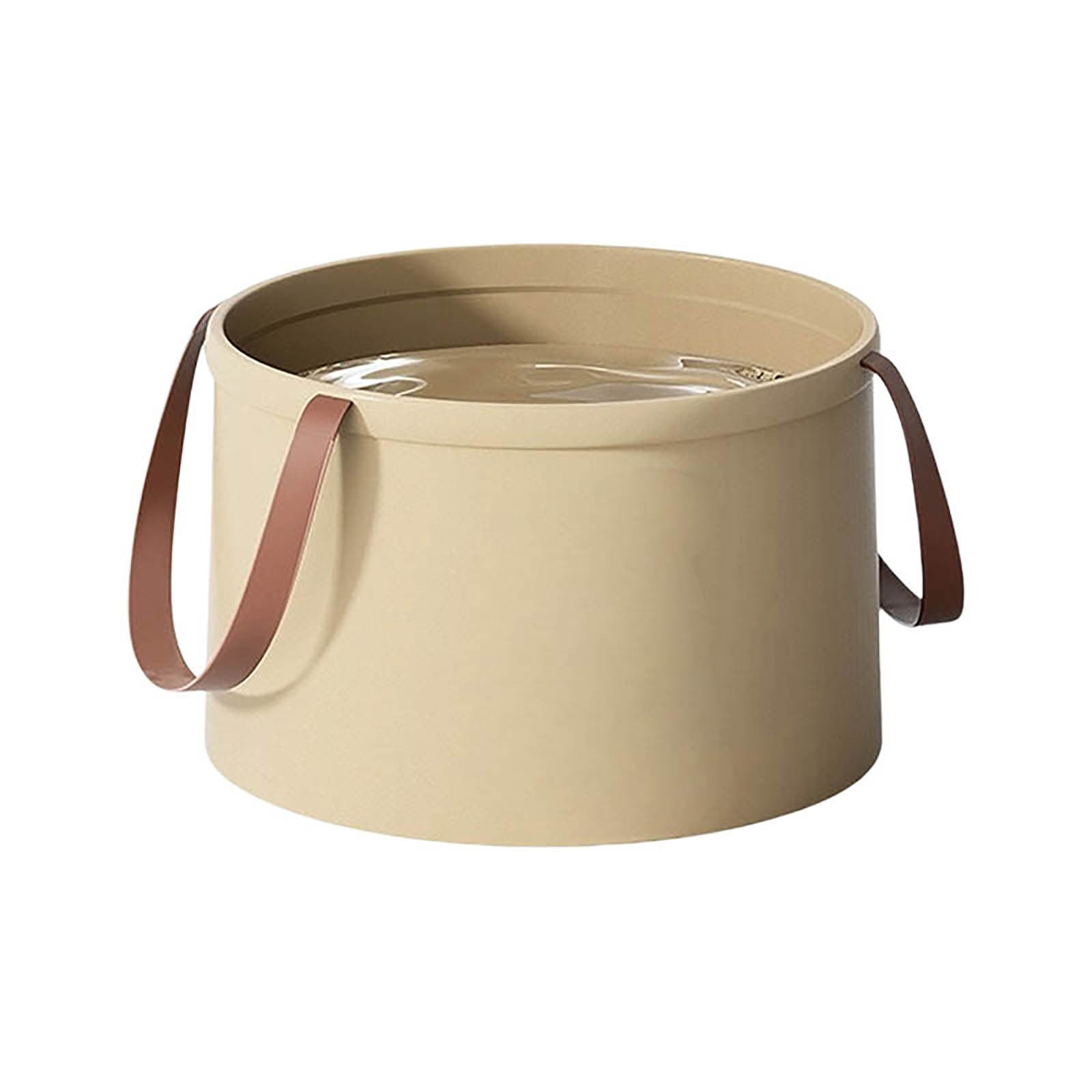 Collapsible Travel Basin Portable Foldable Bucket With Handle For ...