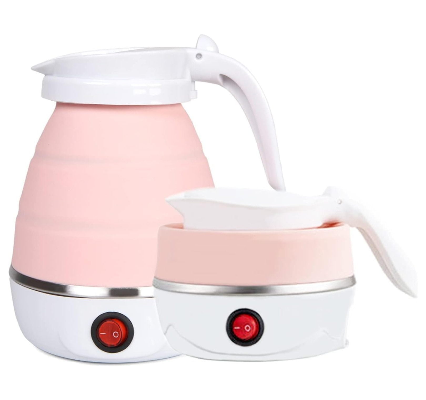 Collapsible Travel Electric Kettle – 600ml Portable Foldable Silicone ...