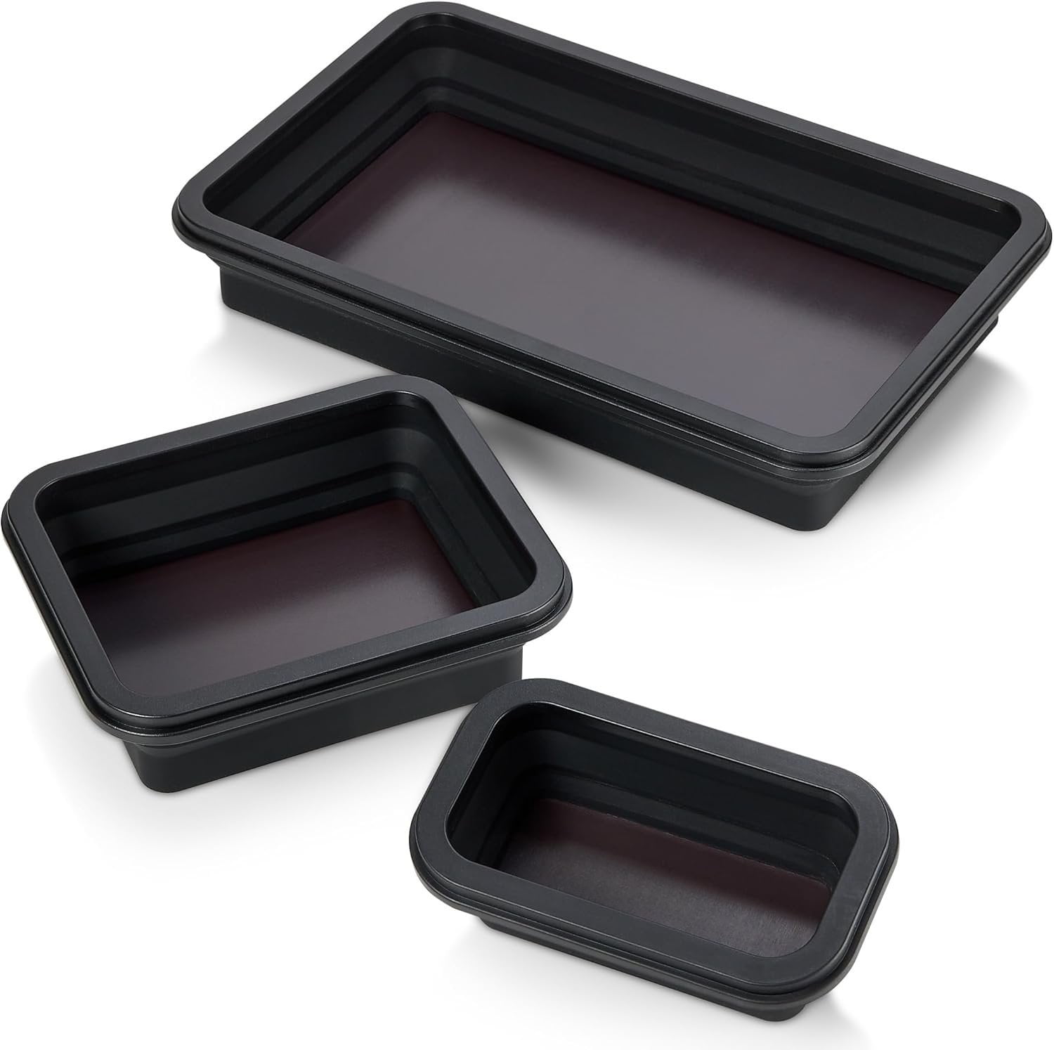Collapsible Tray Set - 3 Different Size Tool Trays for Screw, , Nuts ...