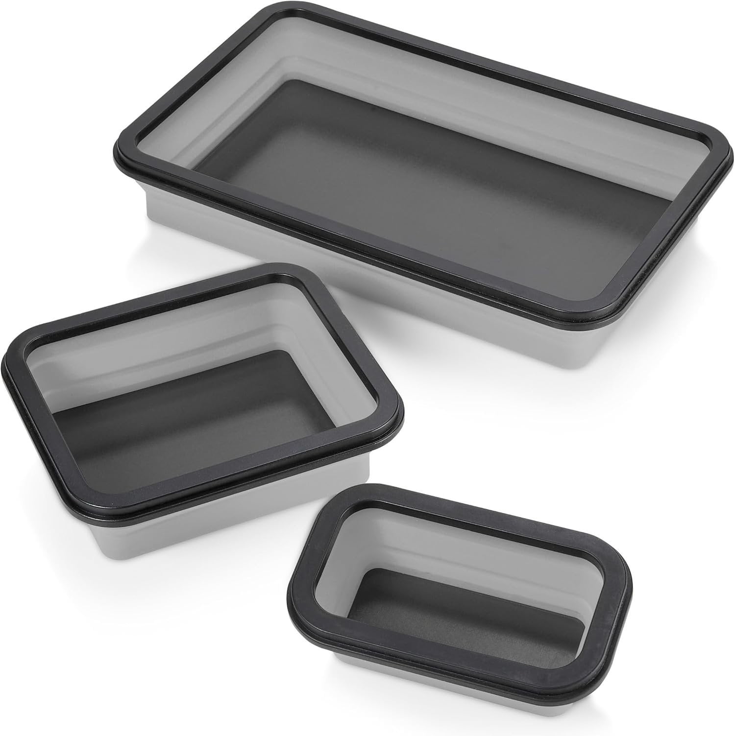Collapsible Tray Set - 3 Different Size Tool Trays for Screw, , Nuts ...