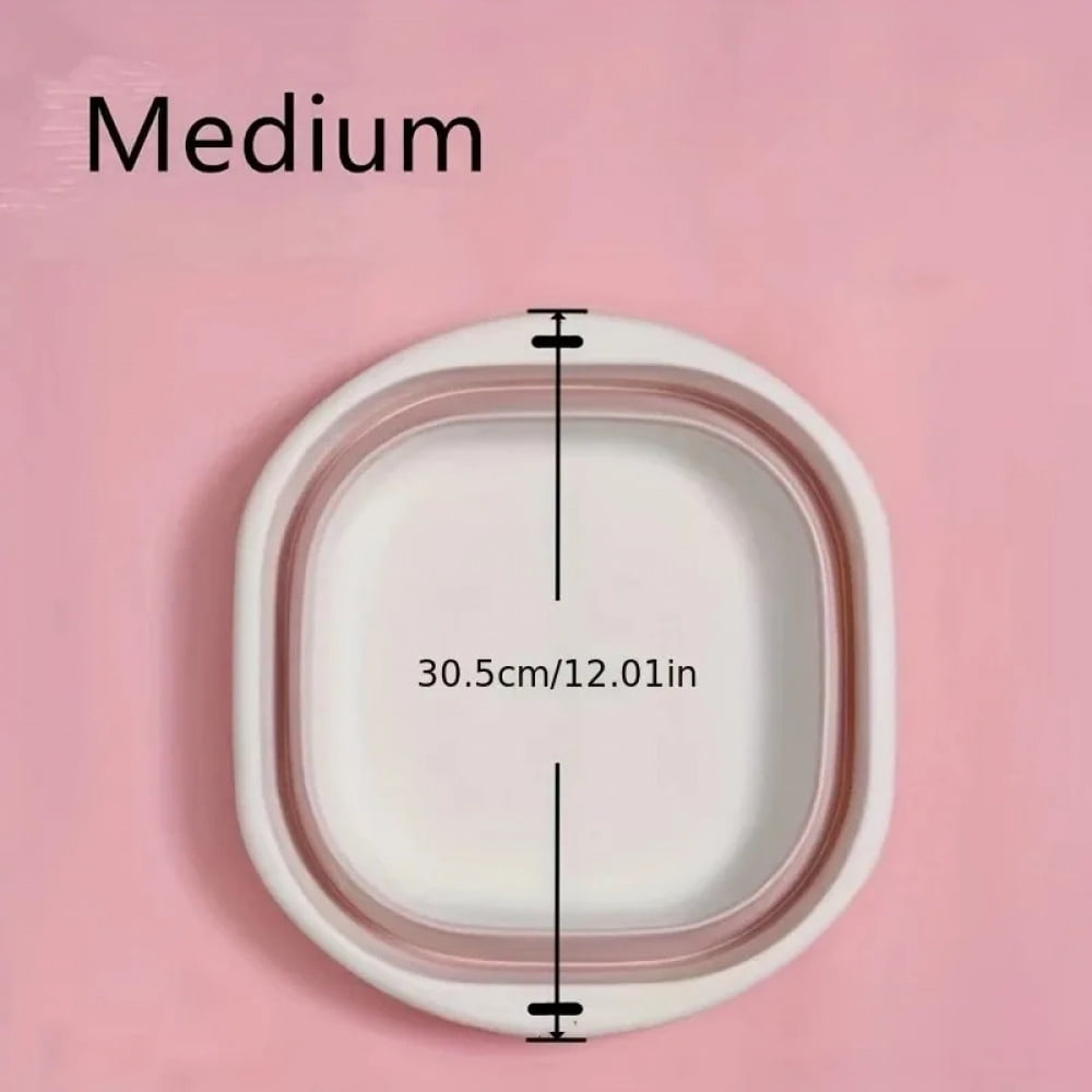 Collapsible Tub Wash Basin Laundry Baskets Space Saving Storage ...