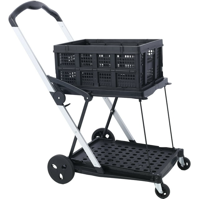 Collapsible Utility Cart Multi Use Functional Collapsible Shopping ...