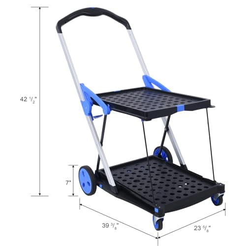 Collapsible Utility Cart Multi Use Functional Collapsible Shopping ...