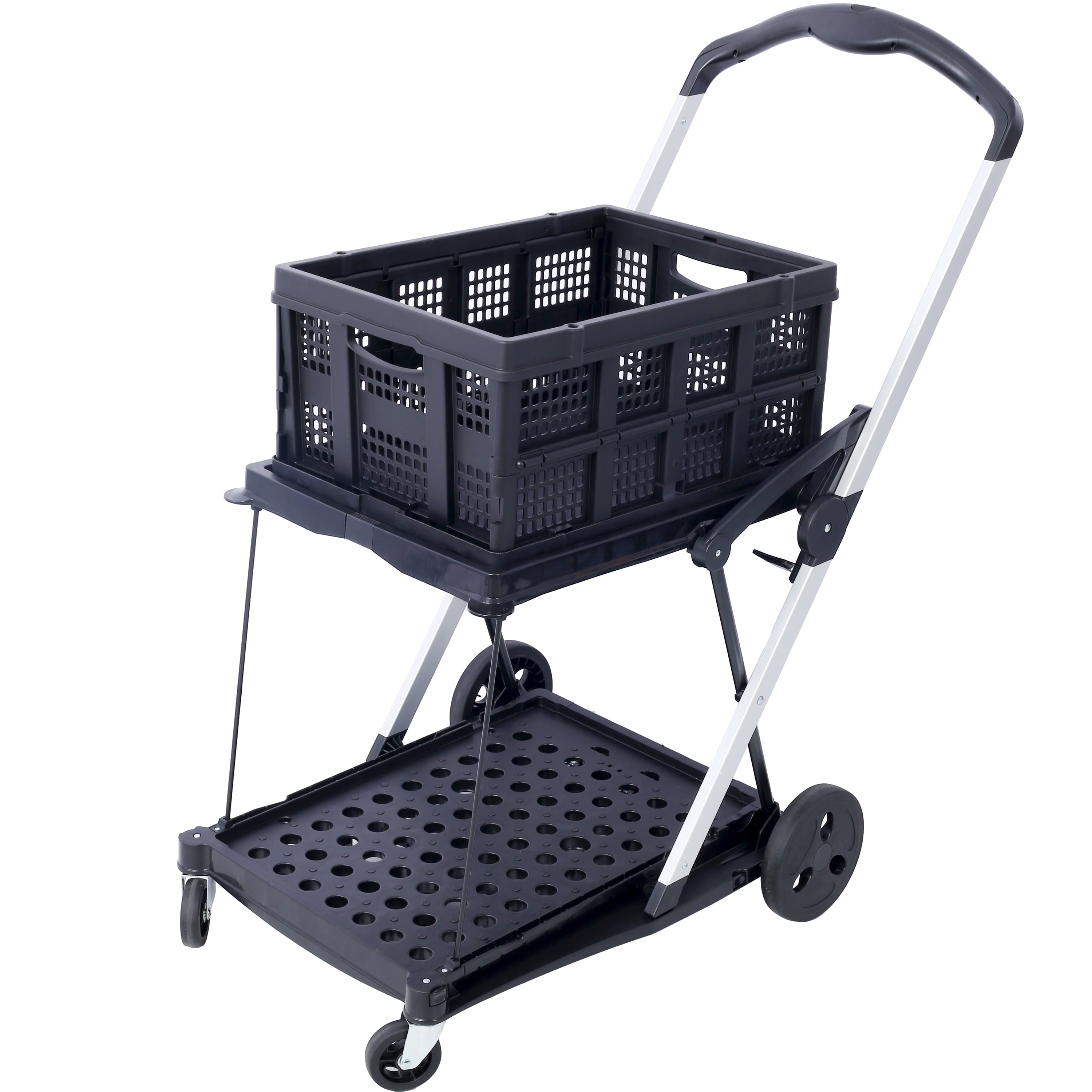 Collapsible Utility Cart Multi Use Functional Collapsible Shopping ...