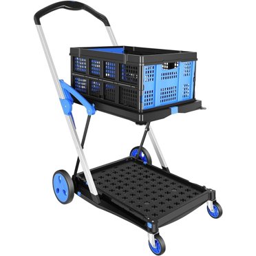 Joovy Boot X2 Lightweight Double Shopping Cart with 2 Reusable ...