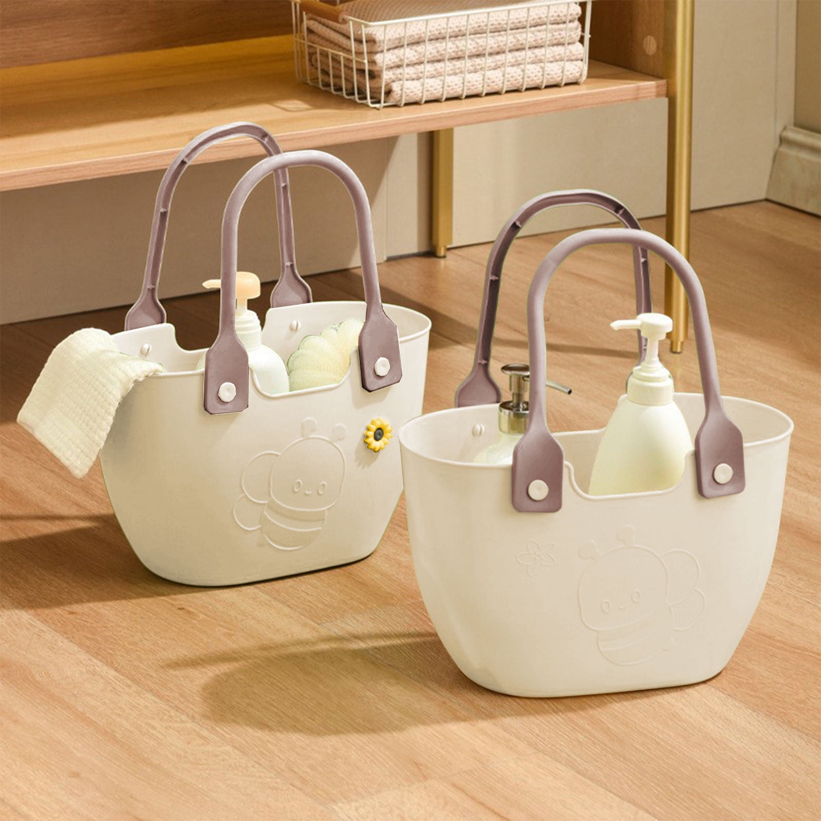 Collapsible Ventilated Storage Basket with Drainage Holes & Large ...