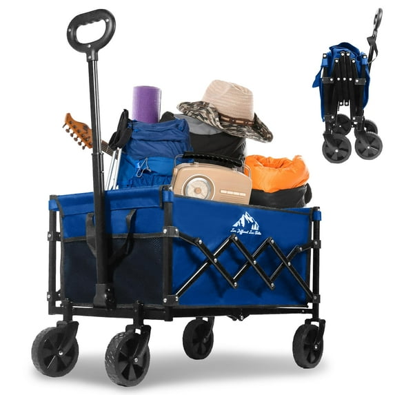 Collapsible Wagon 352LBS Capacity, Foldable Large Wagons Carts, Heavy ...