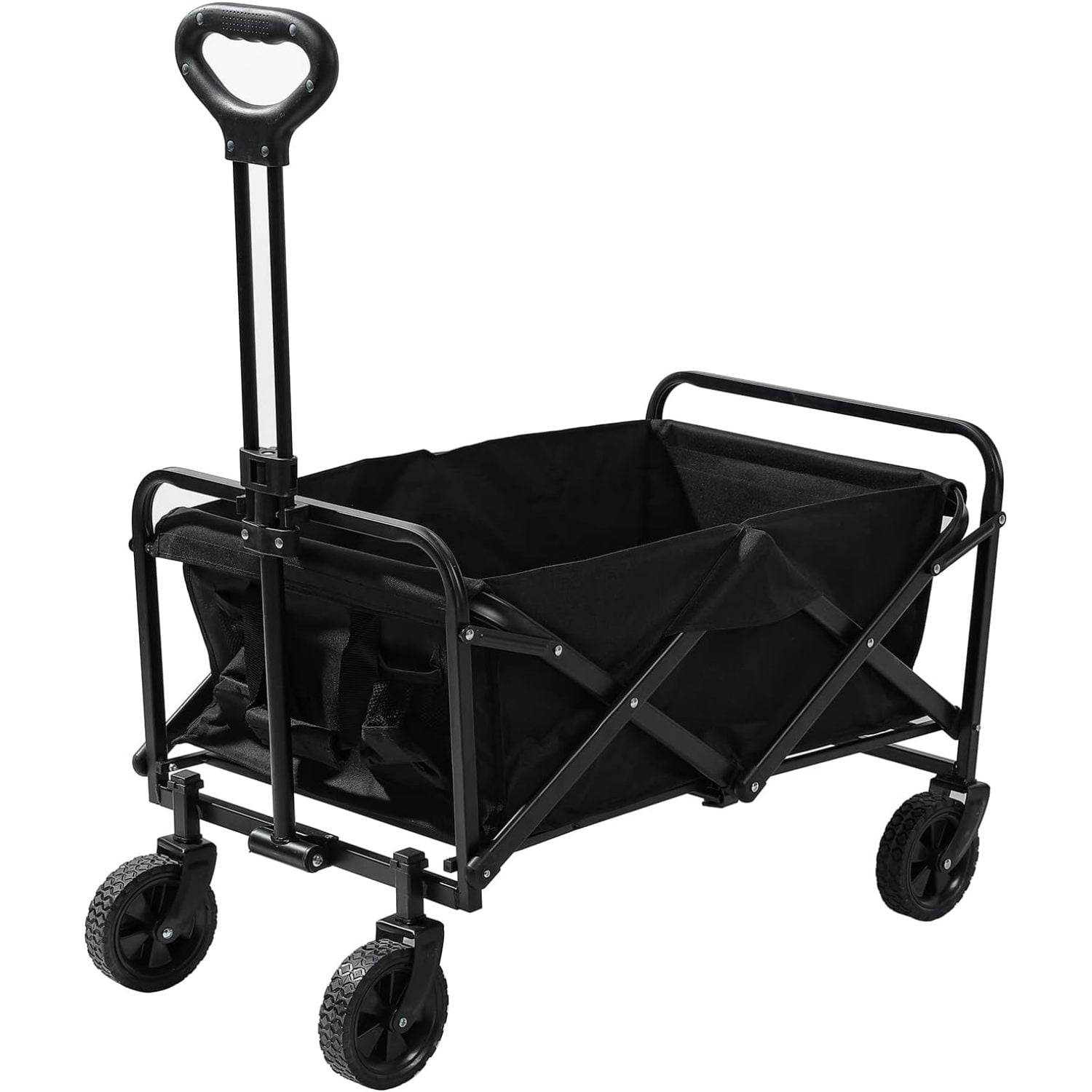 Collapsible Wagon Cart Foldable,Weight Capacity 360 LB,Outdoor ...