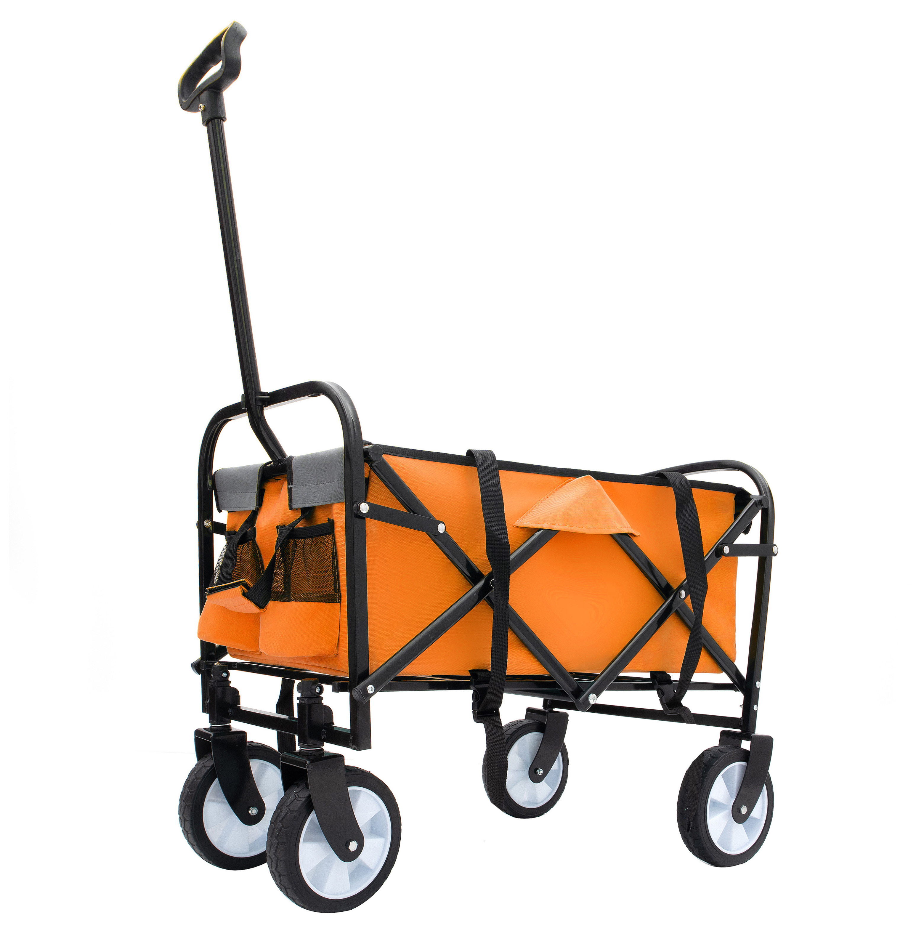 Collapsible Wagon Cart - Minimeetall Strap Series, 225lbs Capacity ...