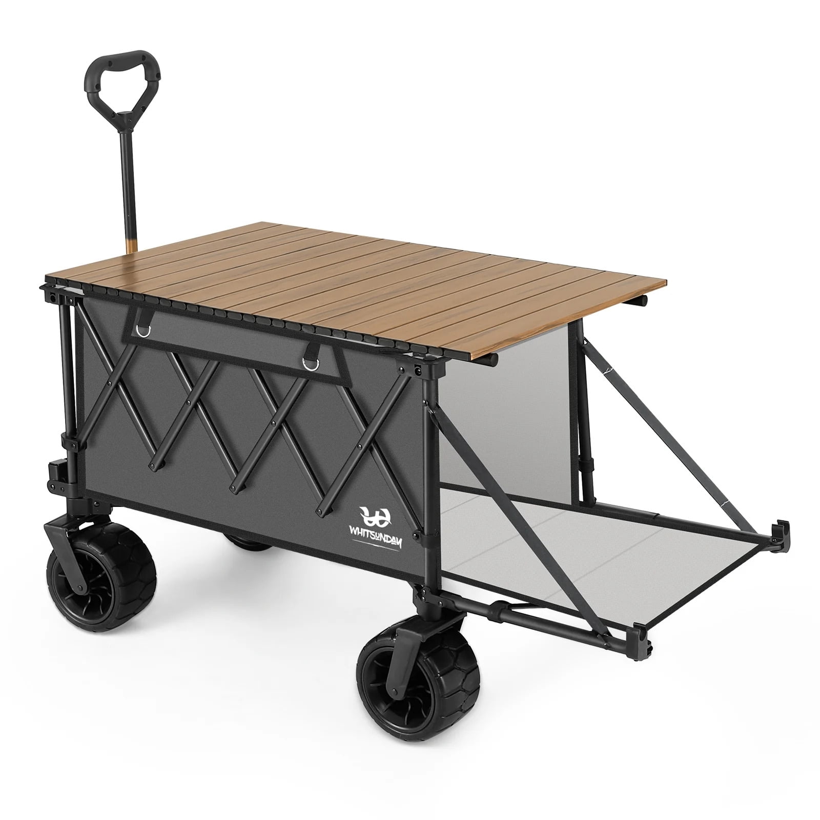Whitsunday Collapsible Wagon with Aluminum Table, Tailgate, All-Terrain ...