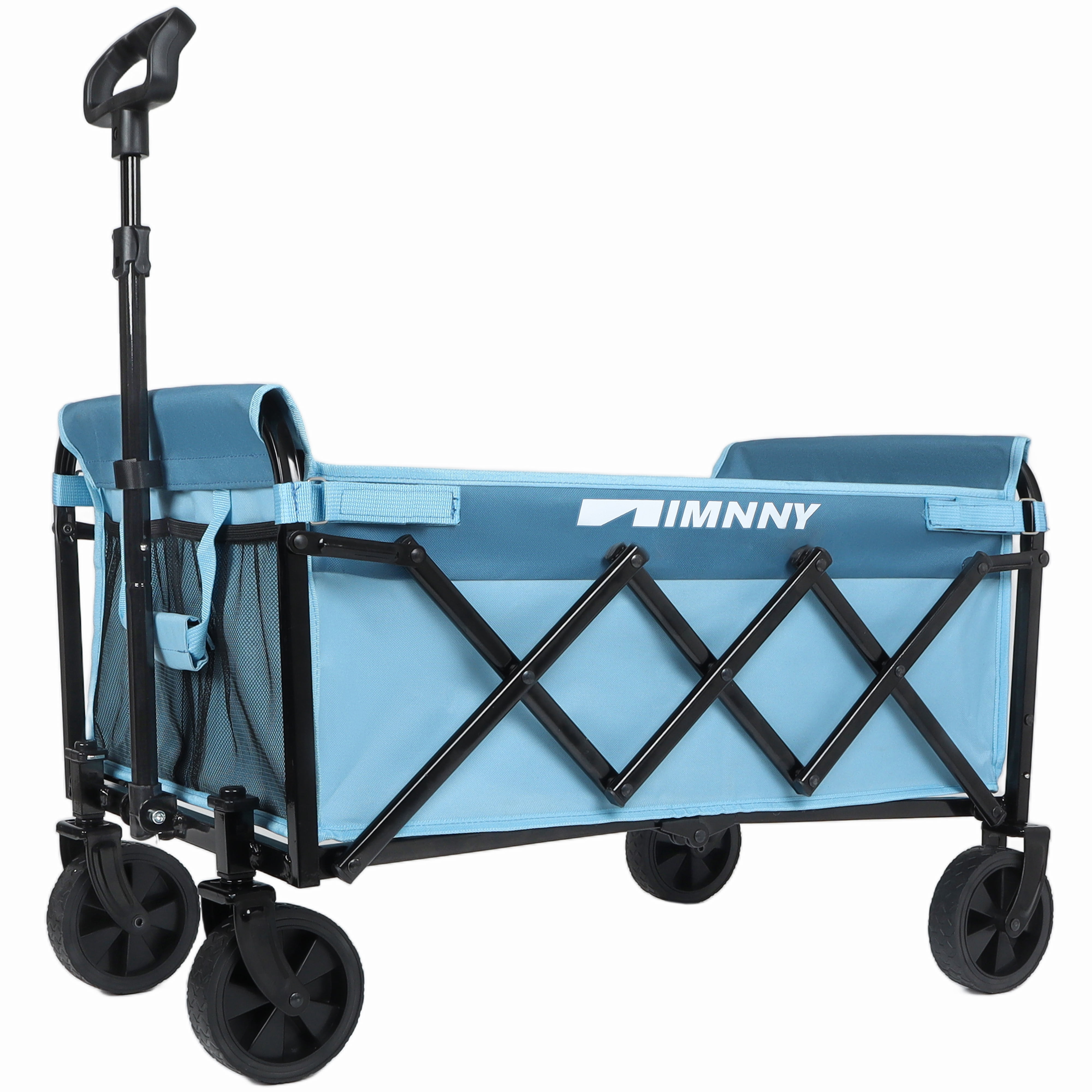 Collapsible Wagon with Wheels, Lightweight Utility Camping Wagons Carts ...