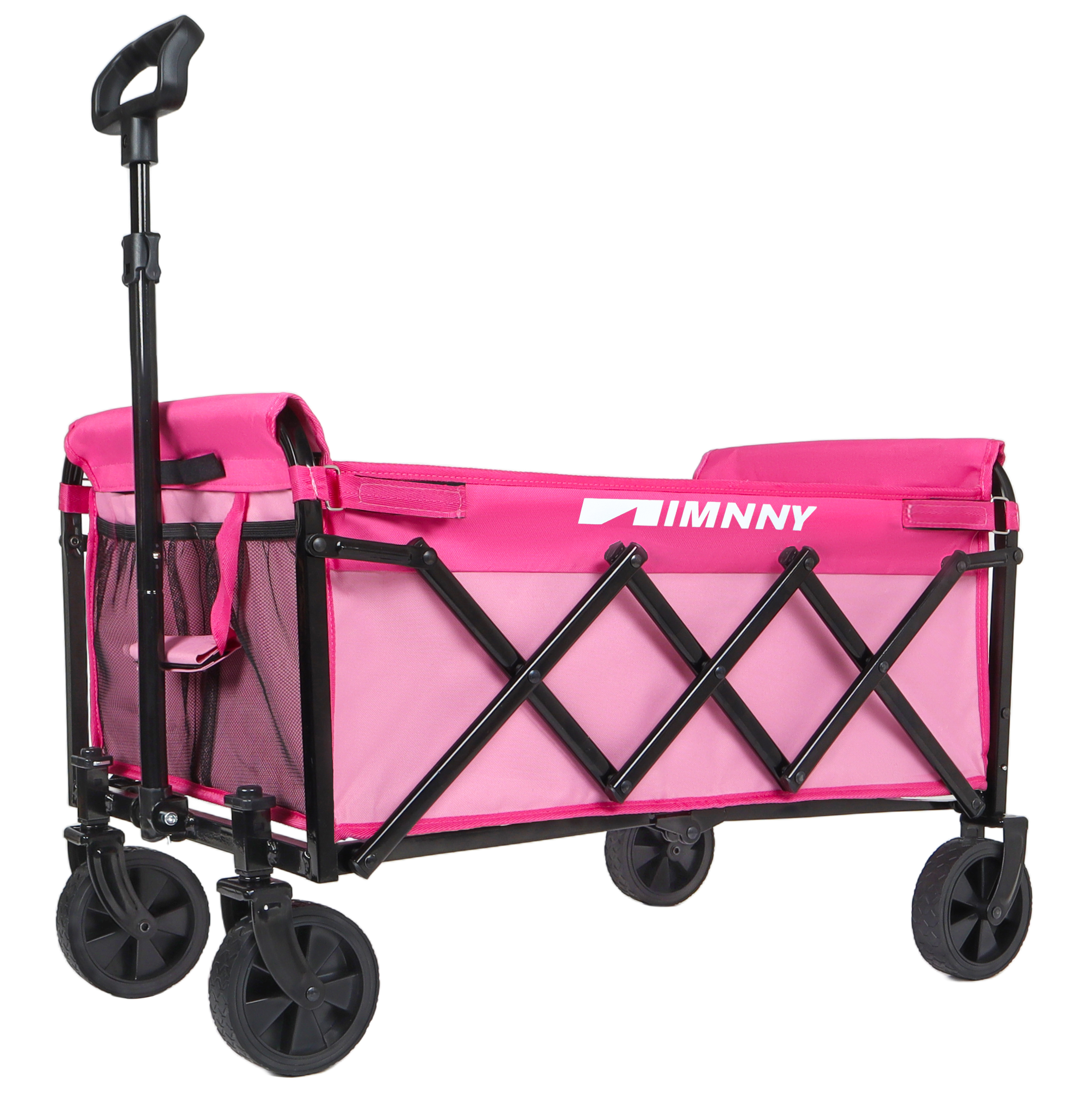 Collapsible Wagon with Wheels, Lightweight Utility Camping Wagons Carts ...