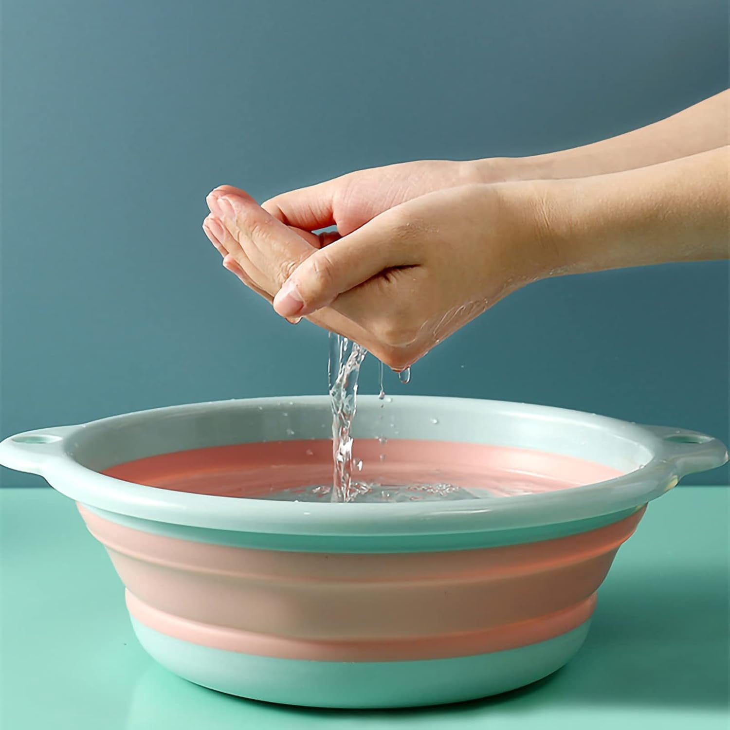 Collapsible Wash Basin, Collapsible Dish Tub Portable Washing Basin ...