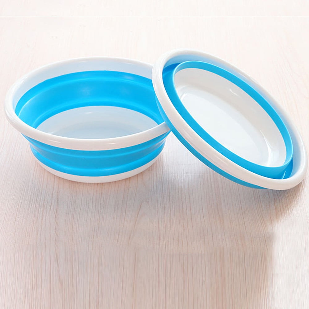Collapsible Wash Basin,Simple Life Folding Bucket Portable Camping ...