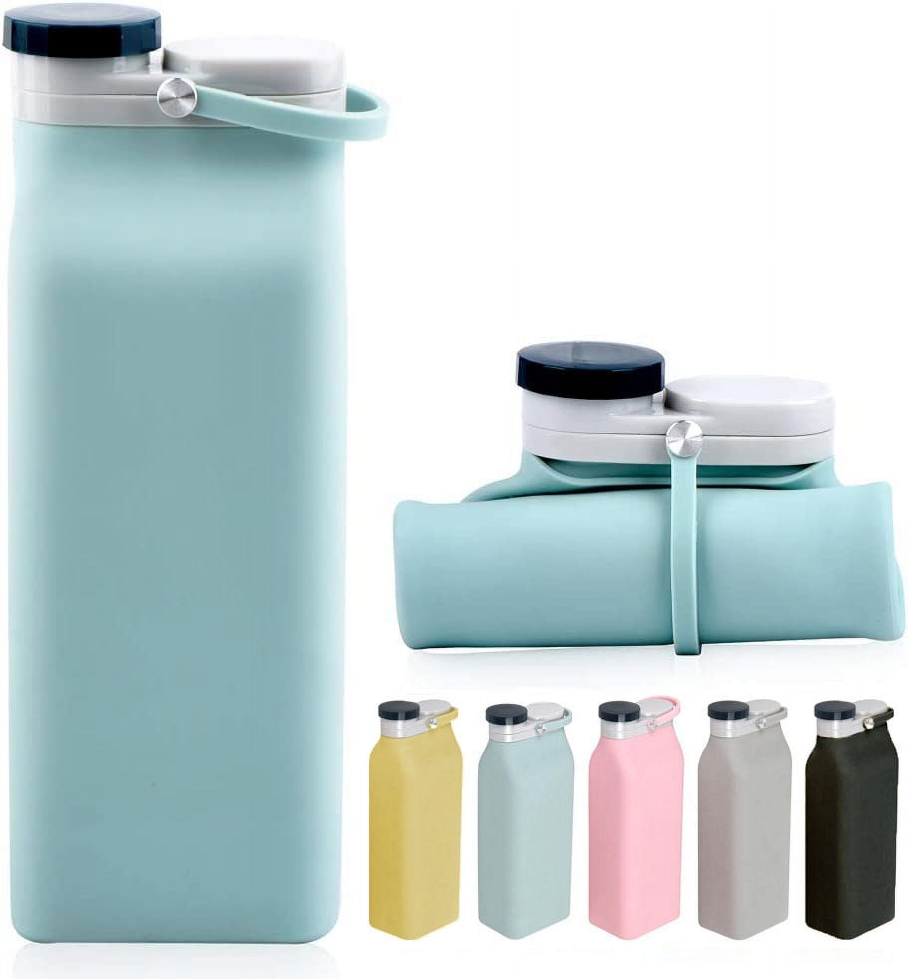 Collapsible Water Bottle BPA Free - Foldable Water Bottle for Travel ...