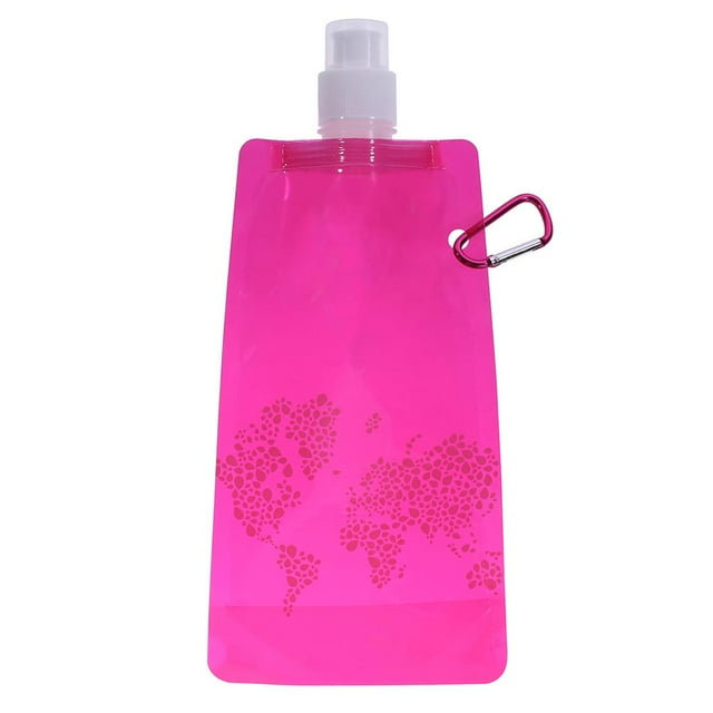 Collapsible Water Bottles Reusable Canteen Foldable Drinking Water Bags ...