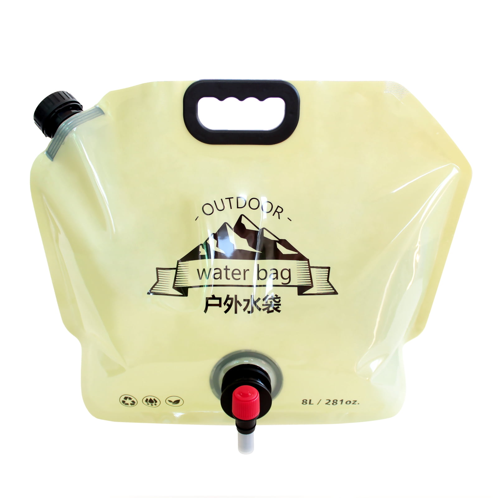 ECOOPTS Collapsible Water Container Bag 8L Folding with Spigot for ...
