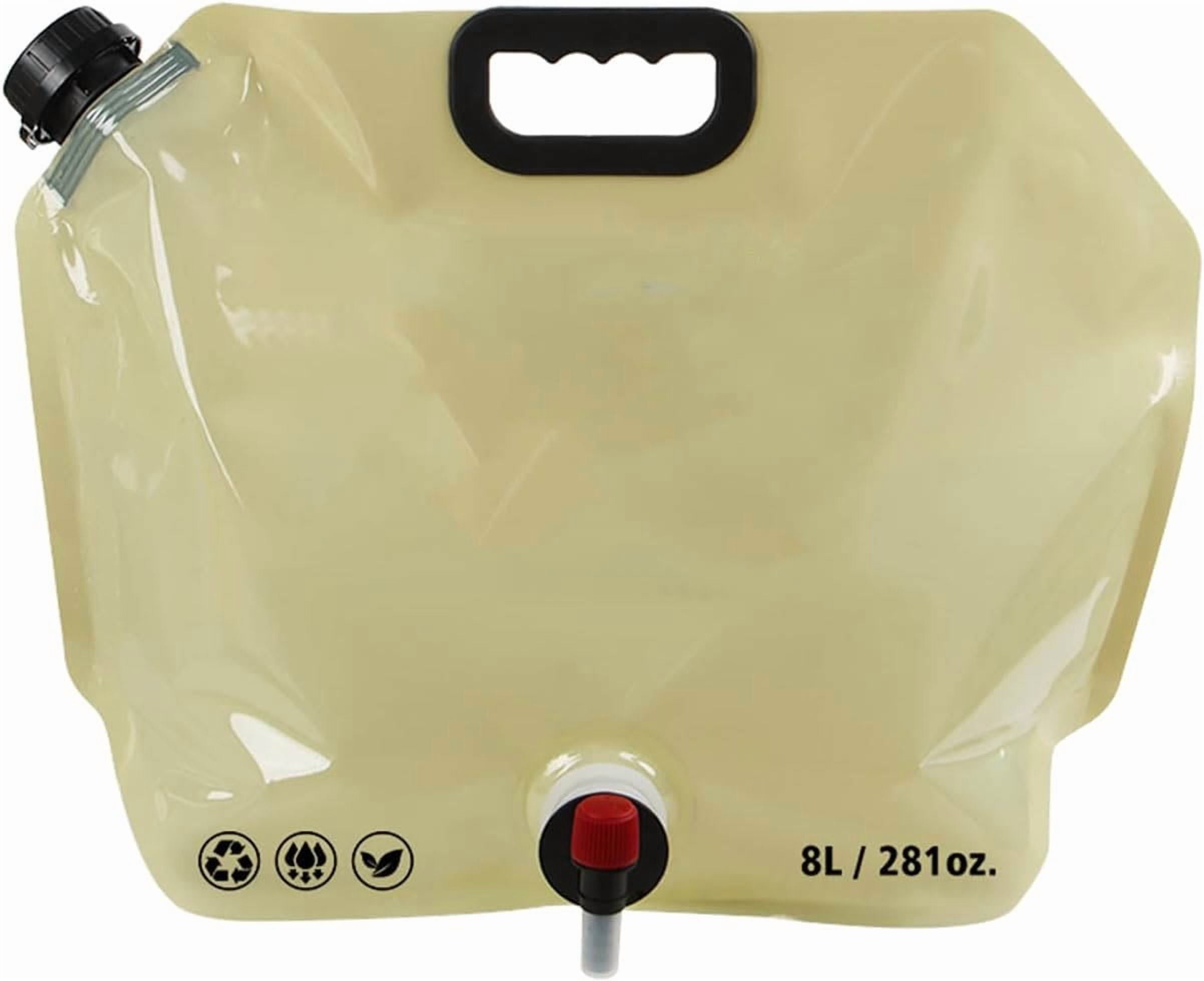 Collapsible Water Container with Spigot, BPA Free Water Storage Carrier ...