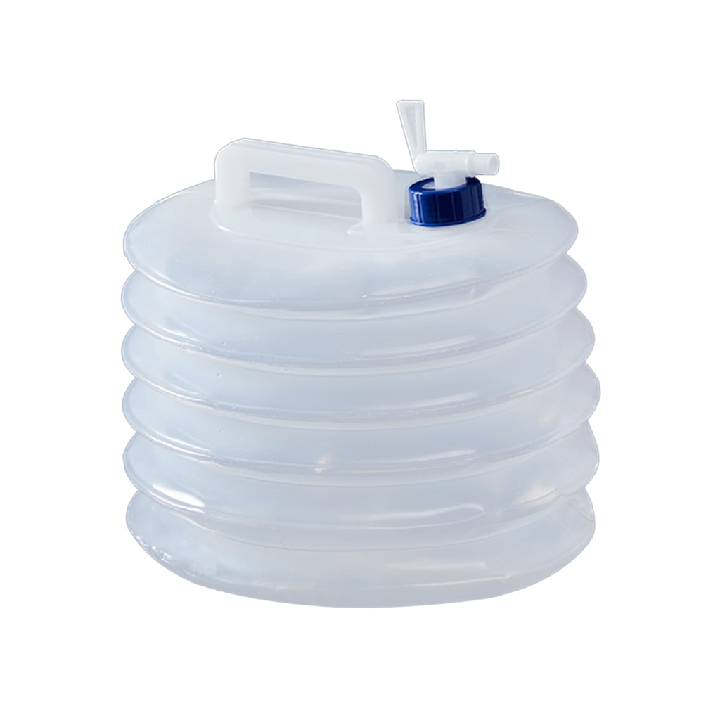 Collapsible Water Container with Tap Folding Drinking Storage Jugs Leak ...