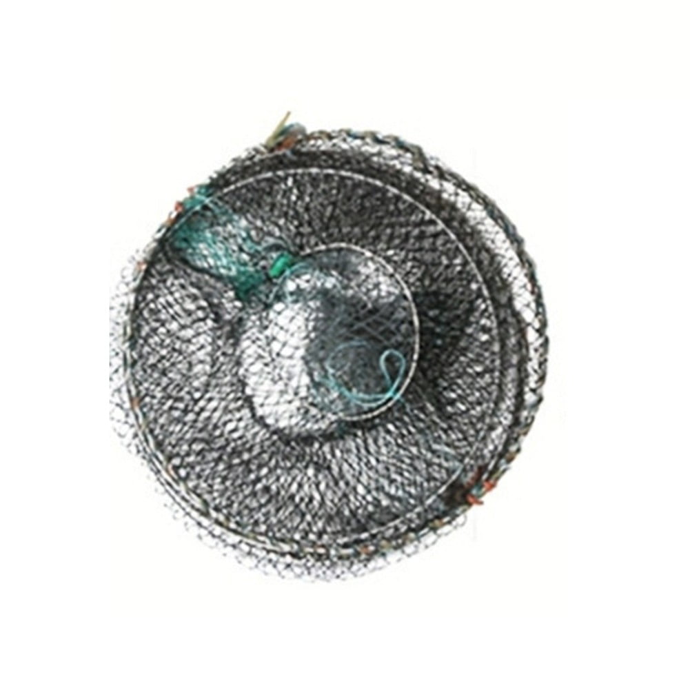 Collapsible mesh crayfish trap Crab Cage Catch Seaside Fishing Net ...