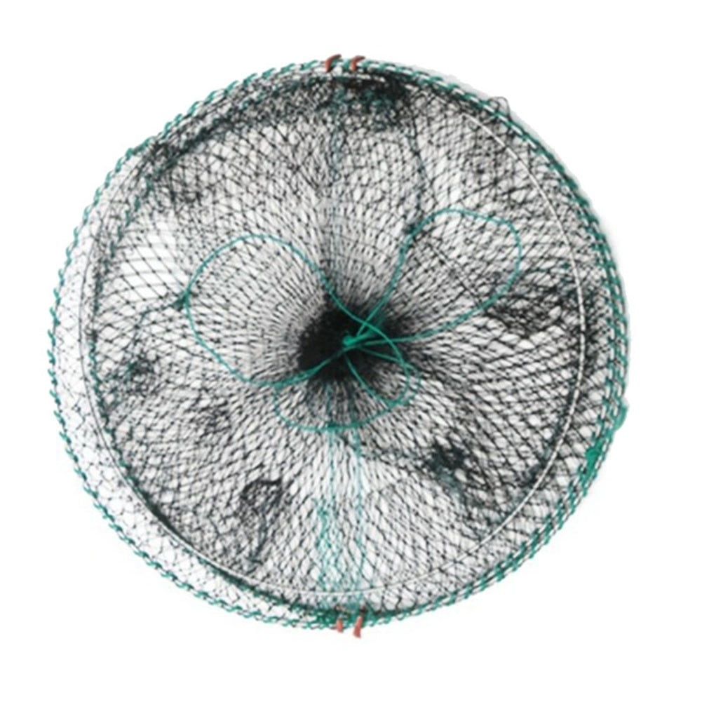 Collapsible mesh crayfish trap Crab Cage Catch Seaside Fishing Net ...