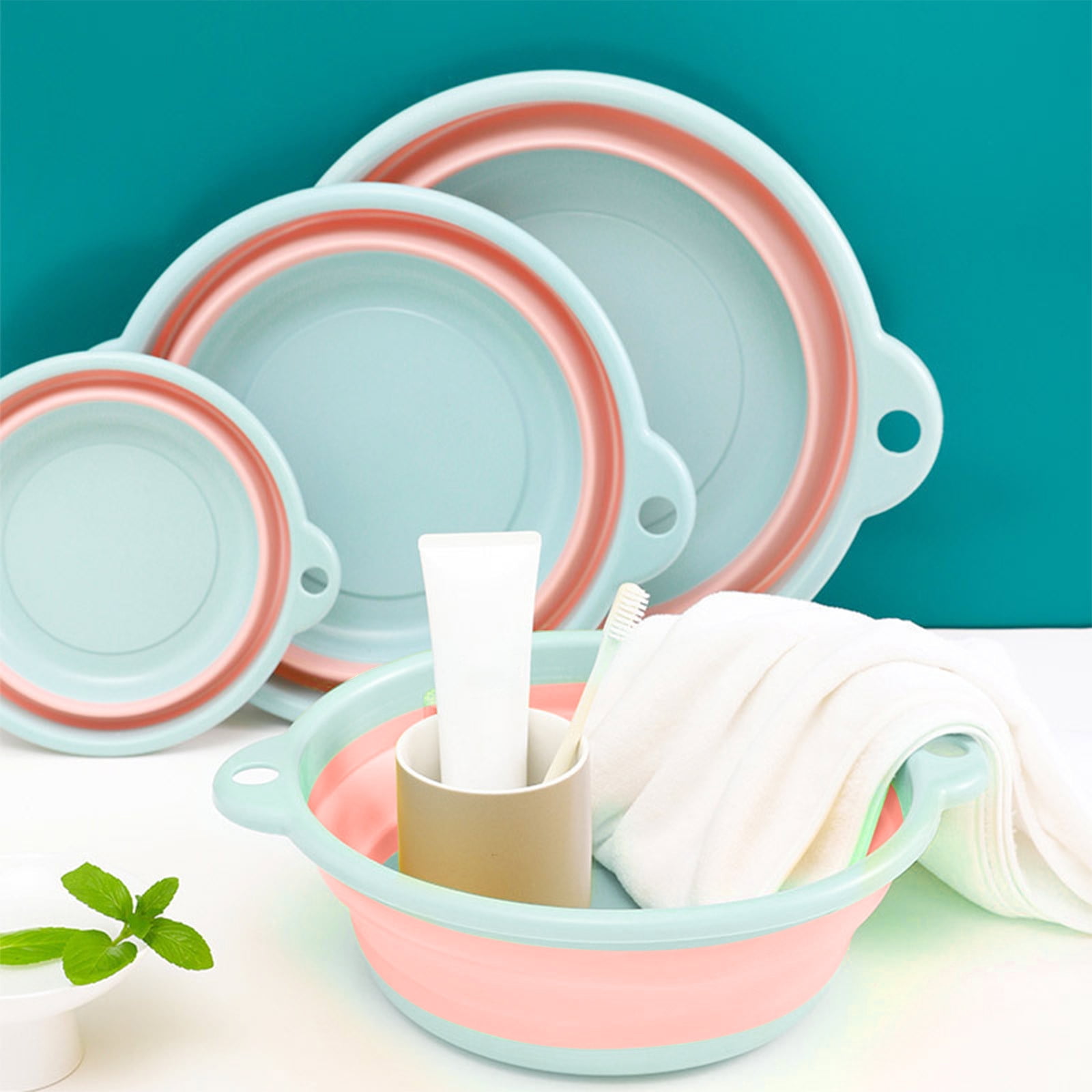 Collapsibles Wash Basin, Portable Washbasin Multi Use Sink Foldable ...