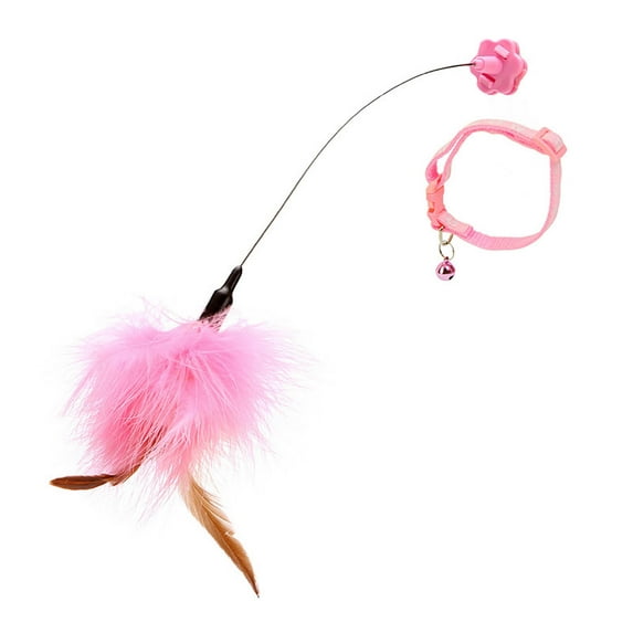 Collar Cat Teaser Interactive Scratcher Toy Durable Steel Aluminum ...