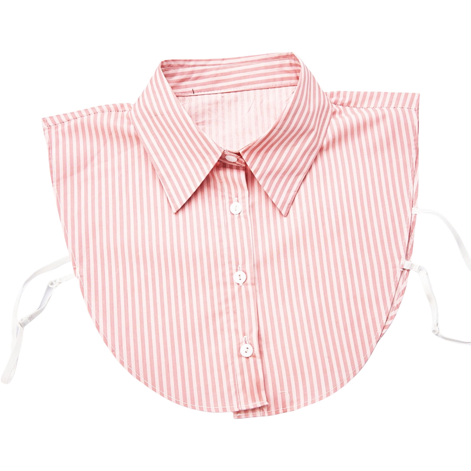 Collar Enhancers Detachable Half Shirt Blouse Collar Insert Striped ...