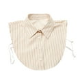Collar Enhancers Detachable Half Shirt Blouse Collar Insert Striped ...