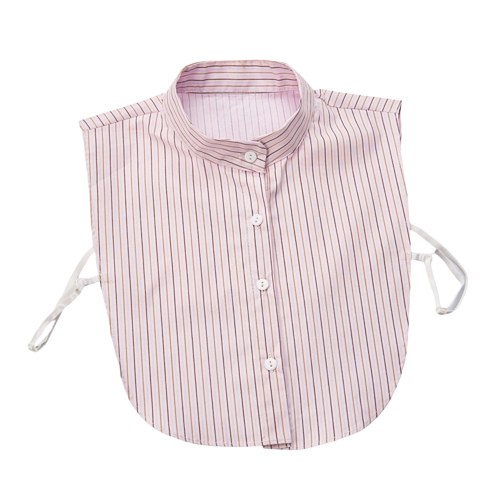 Collar Enhancers Detachable Half Shirt Blouse Collar Insert Striped ...