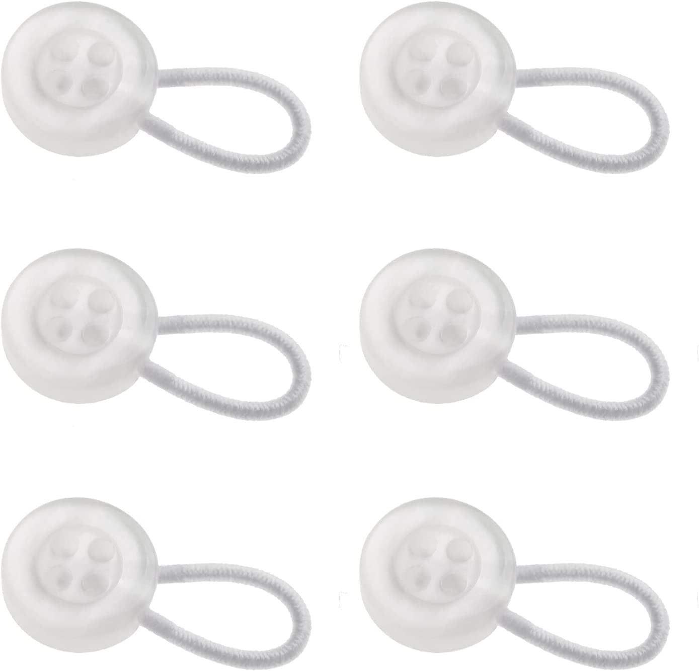 Collar Extenders 6Pcs Neck Button Extender Elastic Extenders for Dress ...