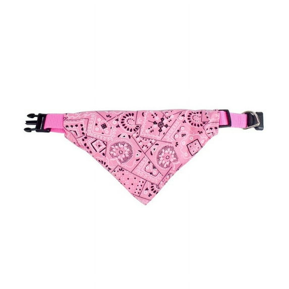 Collar For Small Dogs, Pet Printed Triangle Scarf, Pink Stretchable ...