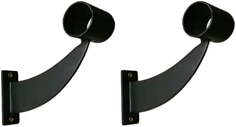 Collared Ballet Brackets Single (Pair) Fixed Height Wall Mount Ballet ...