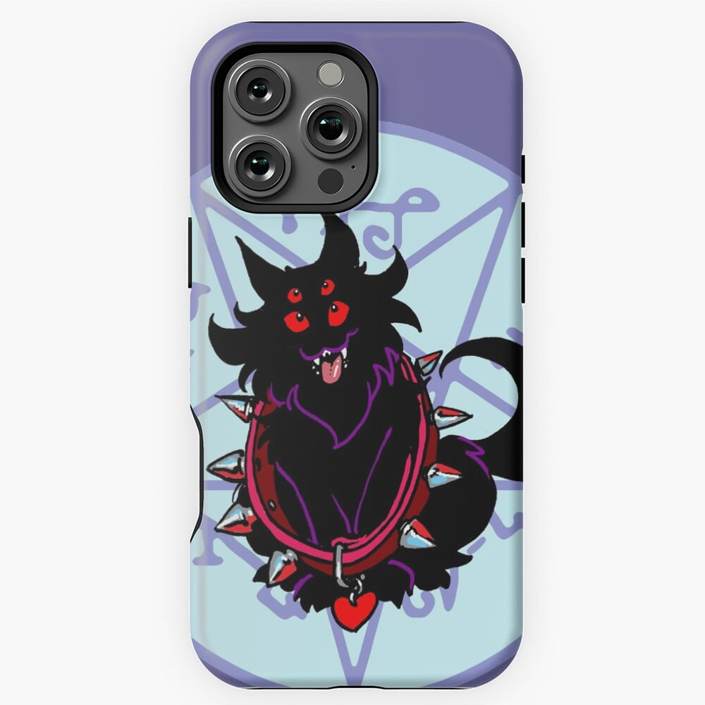 Collared Hellpup Phone Case for iPhone 16 15 14 13 12 11 Pro Max ...