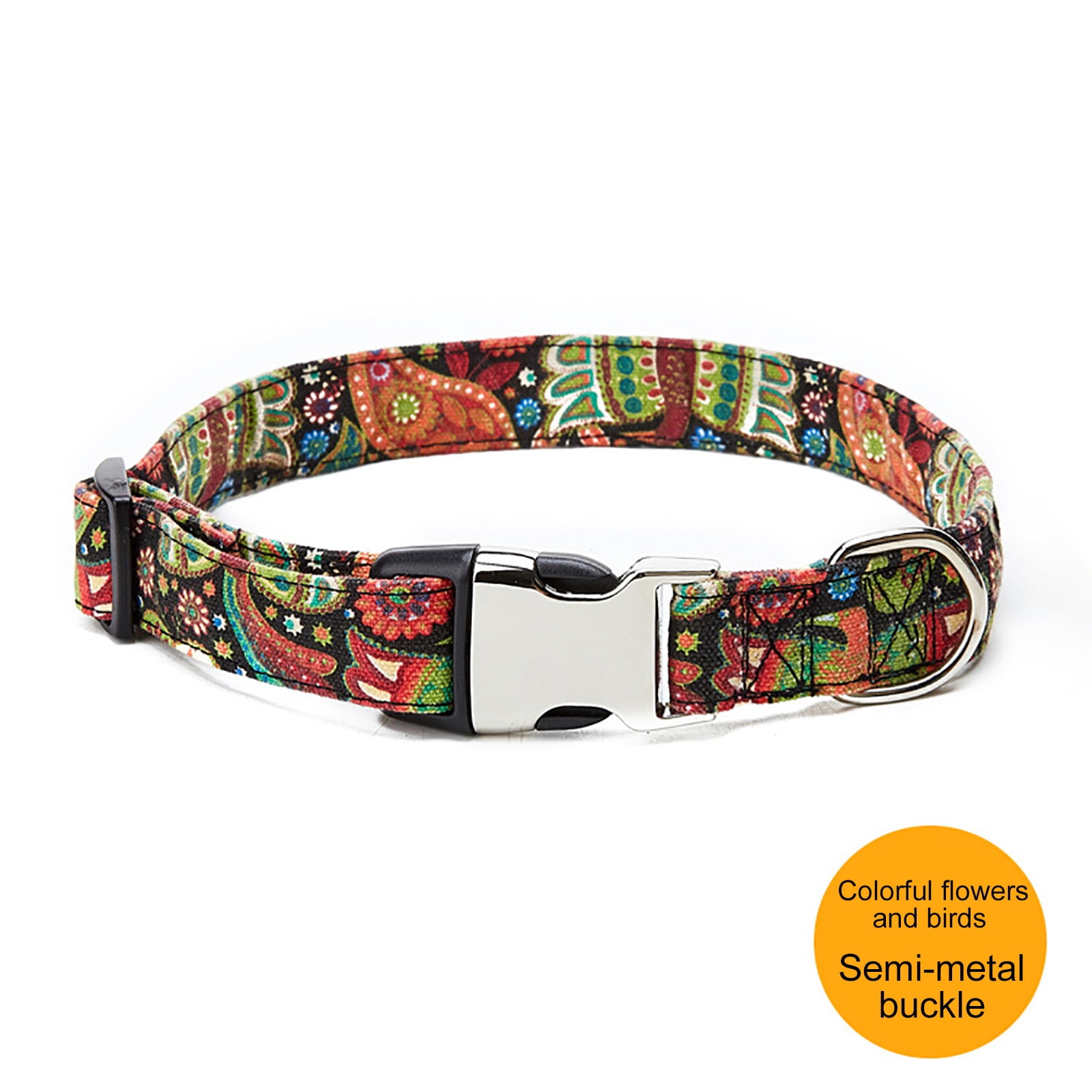 Collars Ethnic Pattern Personalized Half Metal Collar Pet Dog Collar ...