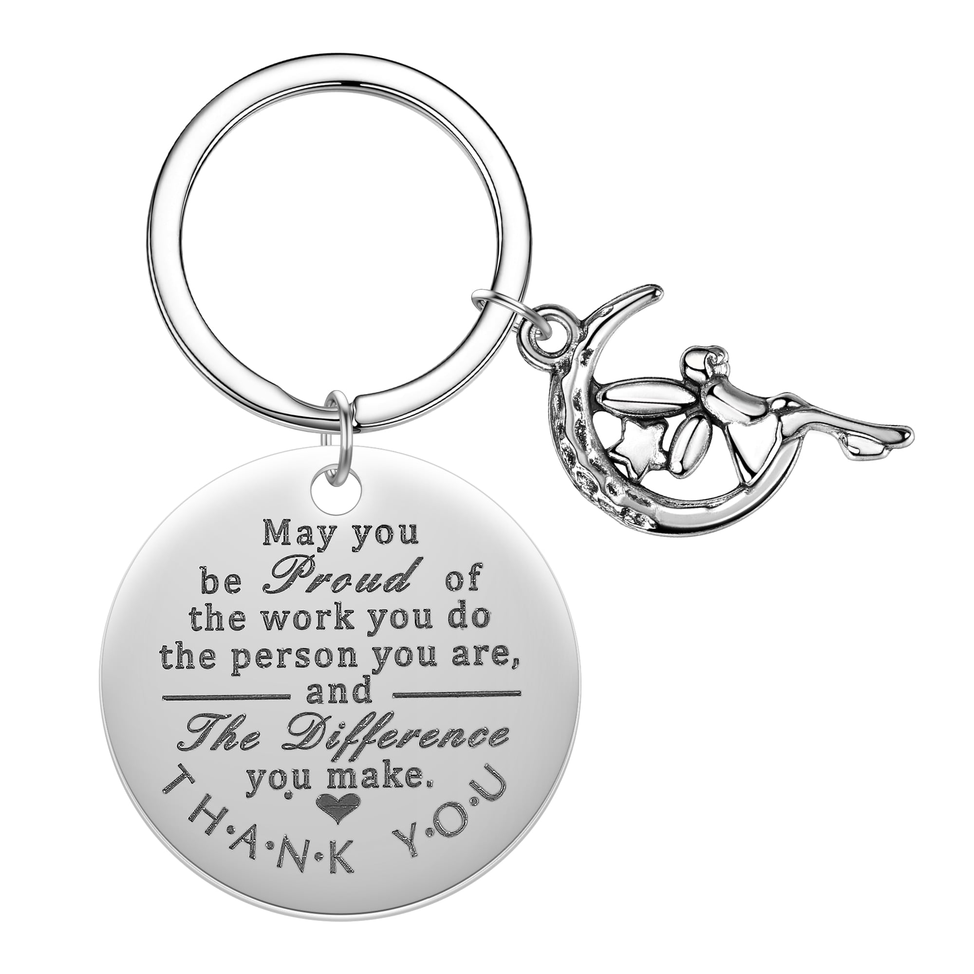 Colleague Appreciation Keychain Pendant Coworker Leaving Retirement Key ...