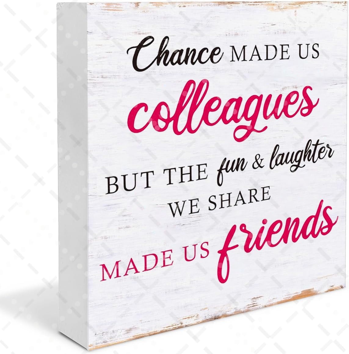 Colleague to Friend Gifts for Women Chance Made Us Colleagues Wooden ...